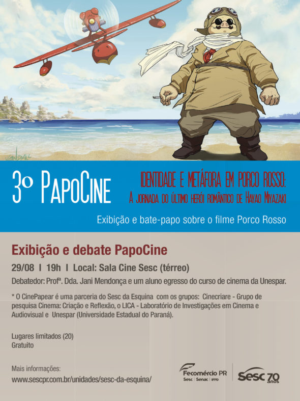 3º PapoCine Sesc da Esquina - IDENTIDADE E METÁFORA EM PORCO ROSSO: A ...